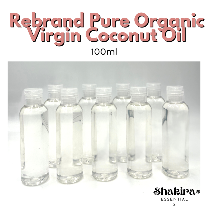 Pure Organic Virgin Coconut Oil VCO (100ml) Rebrading No Label for ...