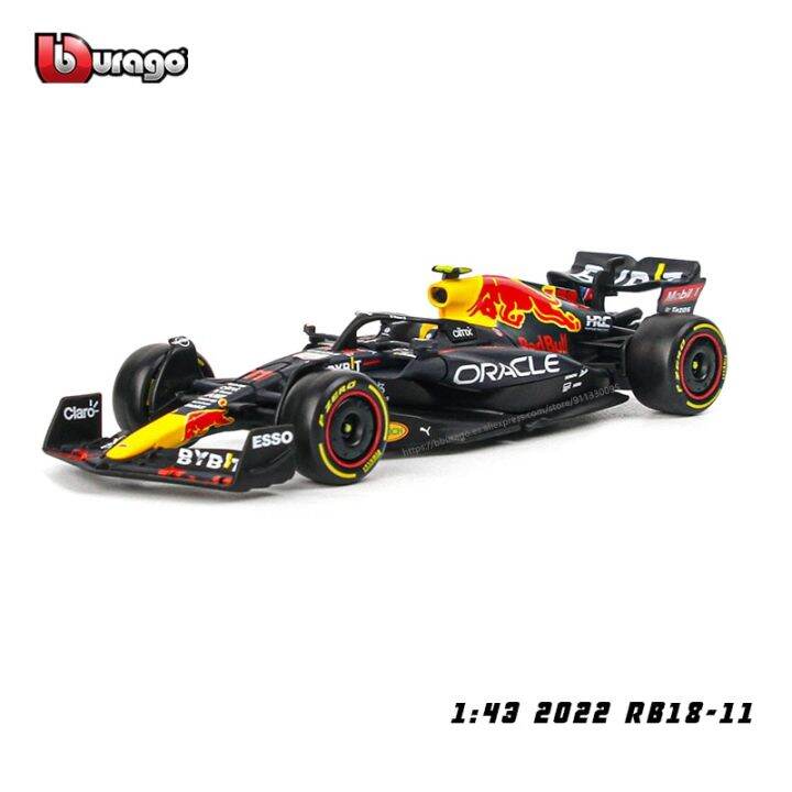Urago RB18แข่งกระทิงแดง1:43 2022 F1 1 # Verstappen 11 # Perez สีพิเศษ ...