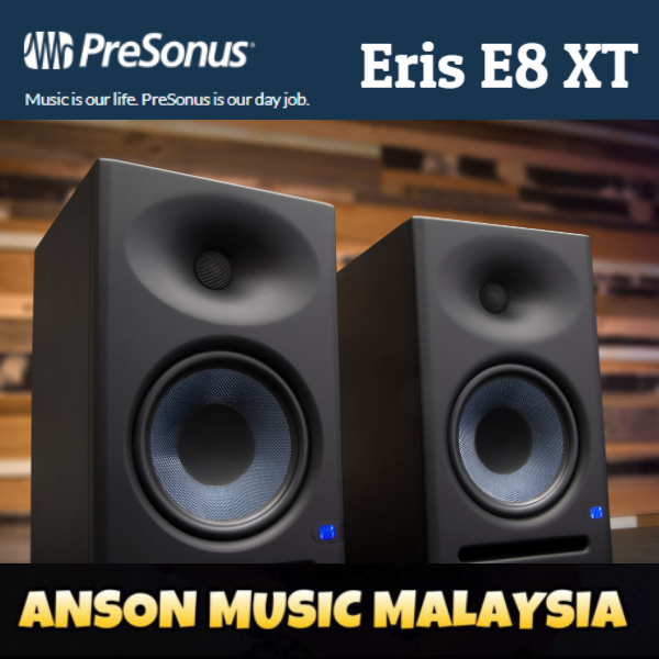 PreSonus Eris E8 XT Powered Studio Monitors, Pair (ErisE8XT / E8XT) | Lazada