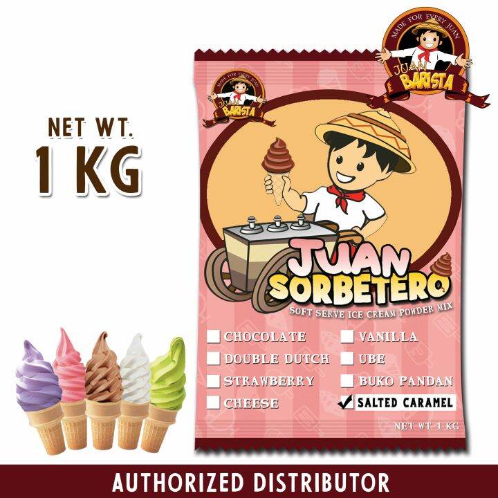 Juan Sorbetero Soft Serve Ice Cream Powder Mix 1 kilogram | Lazada PH