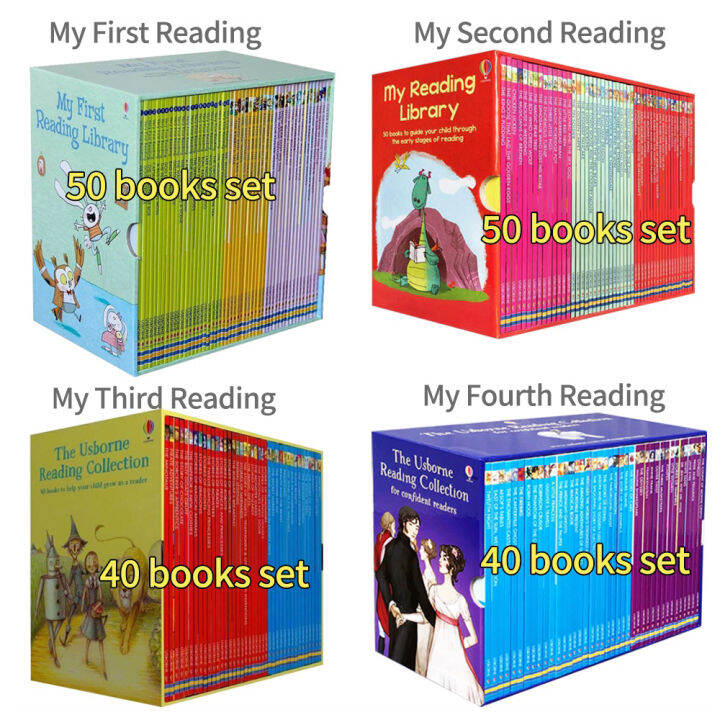 Usborne Reading Library series 1-4 (box set) Learning English Story ...