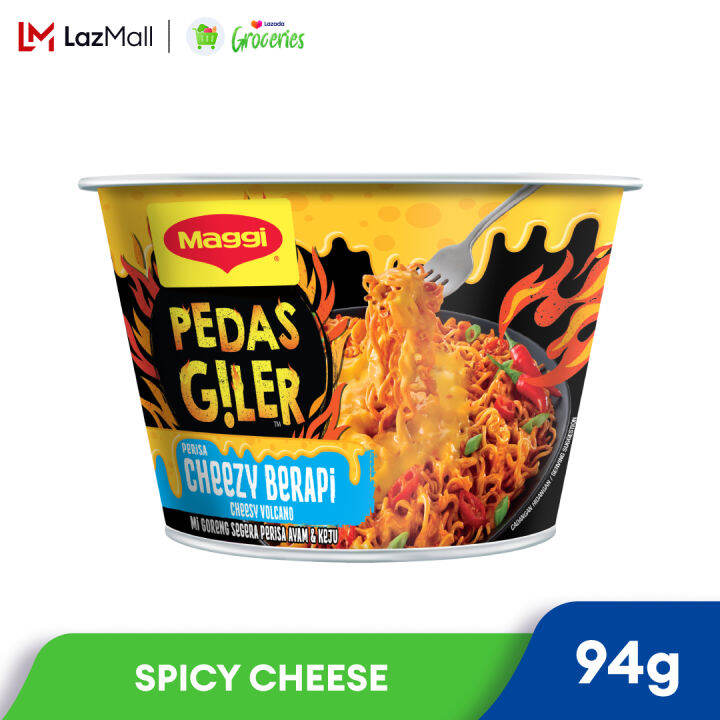 MAGGI Pedas Giler Cheese Paper 94g | Lazada