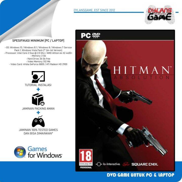 Hitman: Absolution - Kaset Game PC - Game Laptop | Lazada Indonesia