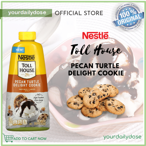 Nestle Toll House, Flavor Syrup, Pecan Turtle Delight Cookie, 22 oz ...