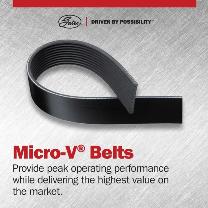 Gates Micro-V Belt 4PK780 for GLXI '97Alt.,Feroza Alt.(new) , Alt ...