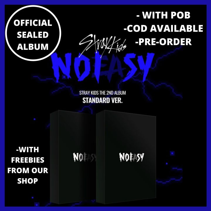 STRAY KIDS NO EASY ALBUM STANDARD VERSION (2ND ALBUM) (SEALED) (SET OR ...