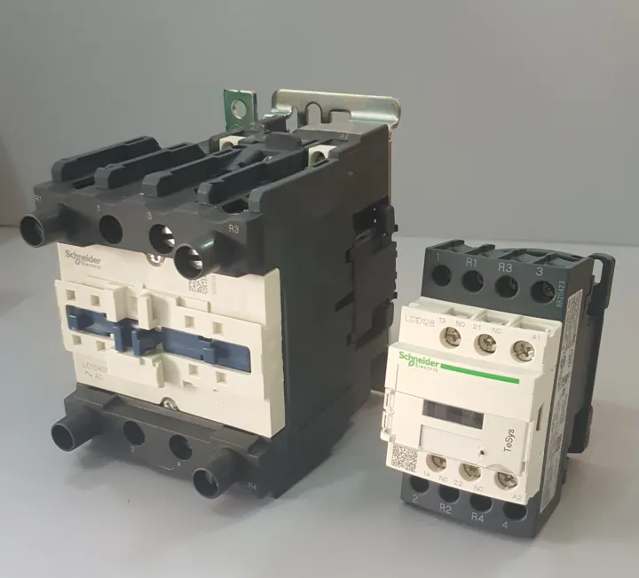 SCHNEIDER Contactor TeSys D 2NO 2NC 4poles LC1D128 LC1D188 LC1D258 ...