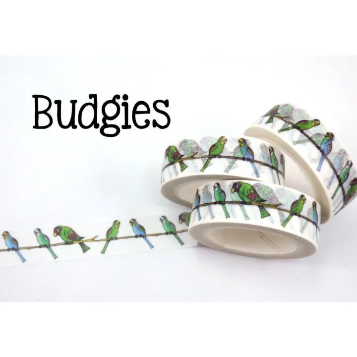 Chugoku Washi Tape - Animals #11 Brown Bear Birds Budgies Circus Dear ...