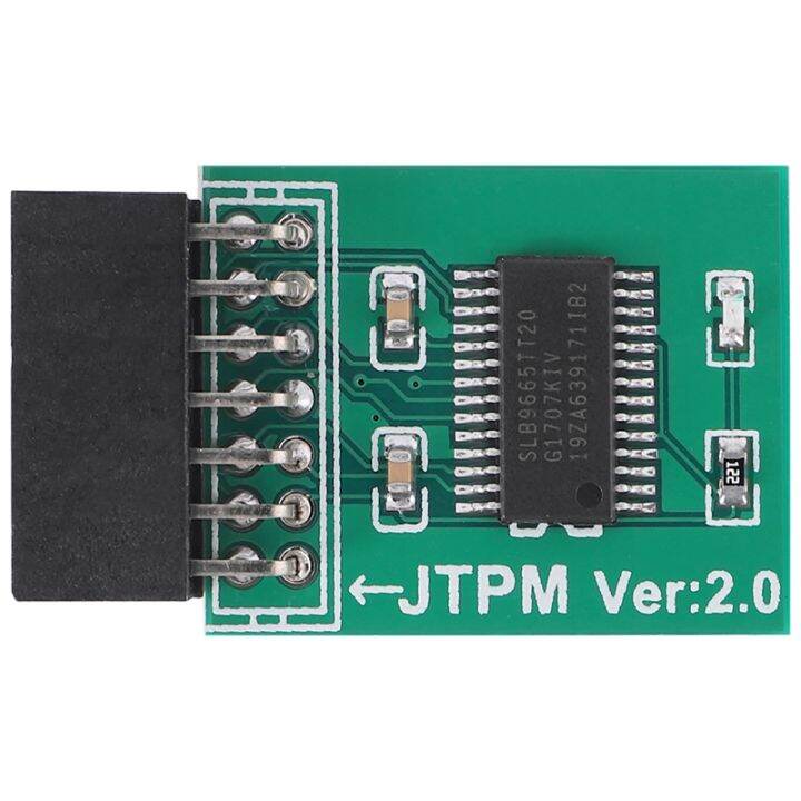 TPM 2.0 Encryption Security Module Remote Card LPC-14PIN Module 14Pin LPC for MSI TPM2.0 LPC 14 ...