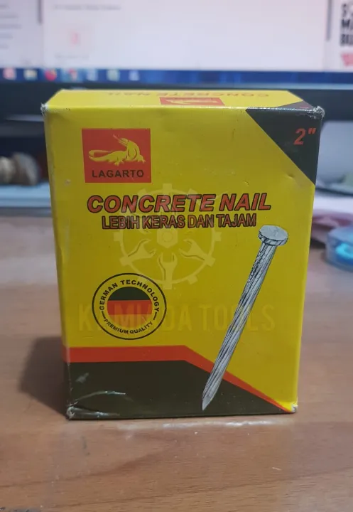 PAKU BETON PUTIH UKURAN 2 INCI LAGARTO/ PAKU TEMBOK | Lazada Indonesia