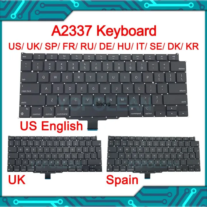 New Laptop A2337 Keyboard For Macbook Air 13" M1 A2337 Keyboard ...