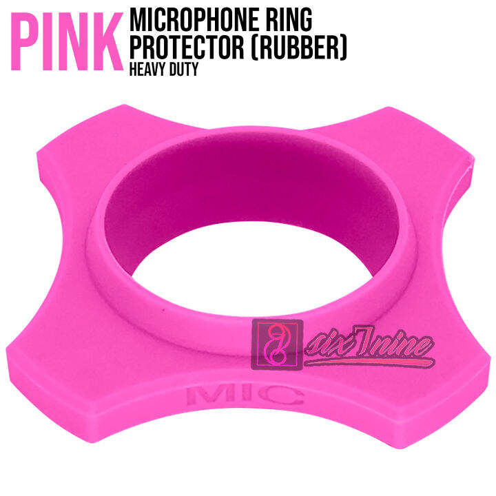 Pink Microphone Holder Anti-rolling Protective Sleeve Mic Protection ...