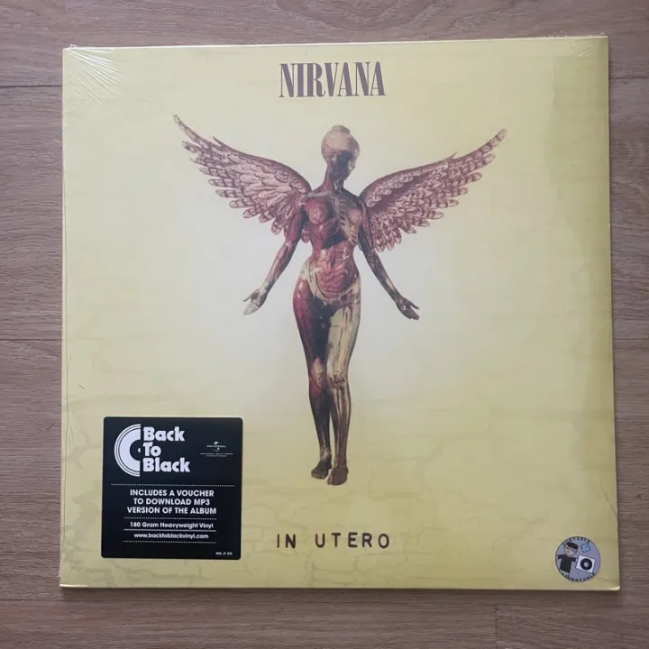 แผ่นเสียง Nirvana : In Utero Vinyl, LP, Album, Reissue, Repress, 180 ...