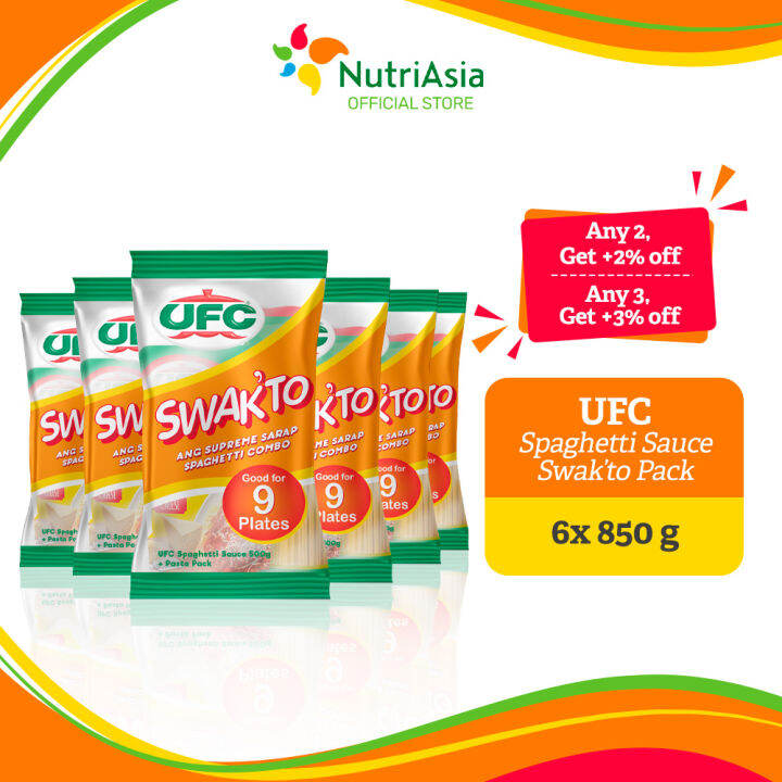 UFC Spaghetti Sauce Swak'to Pack Bundle of 6 | Lazada PH