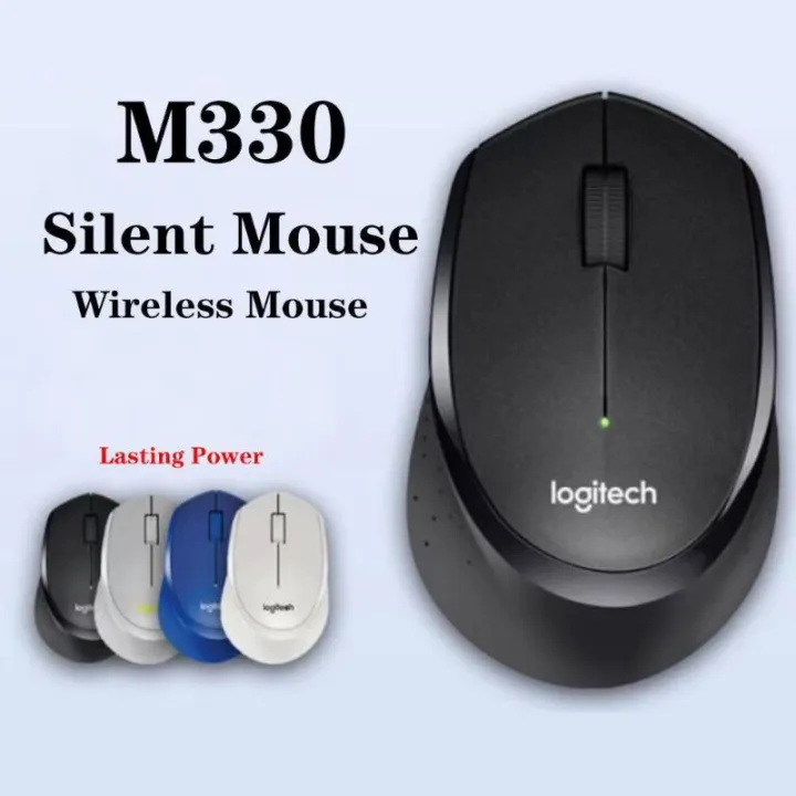 Logitech M330 Silent Plus Wireless Mouse 2.4GHz USB Optical Mice | Lazada PH
