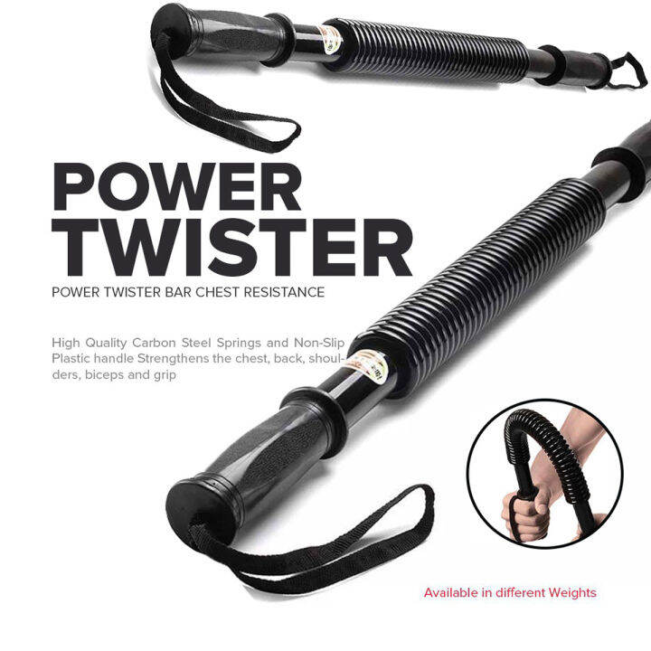 Power Twister Bar Arm And Chest Builder Strength 20/30/40/50/60 Kg ...