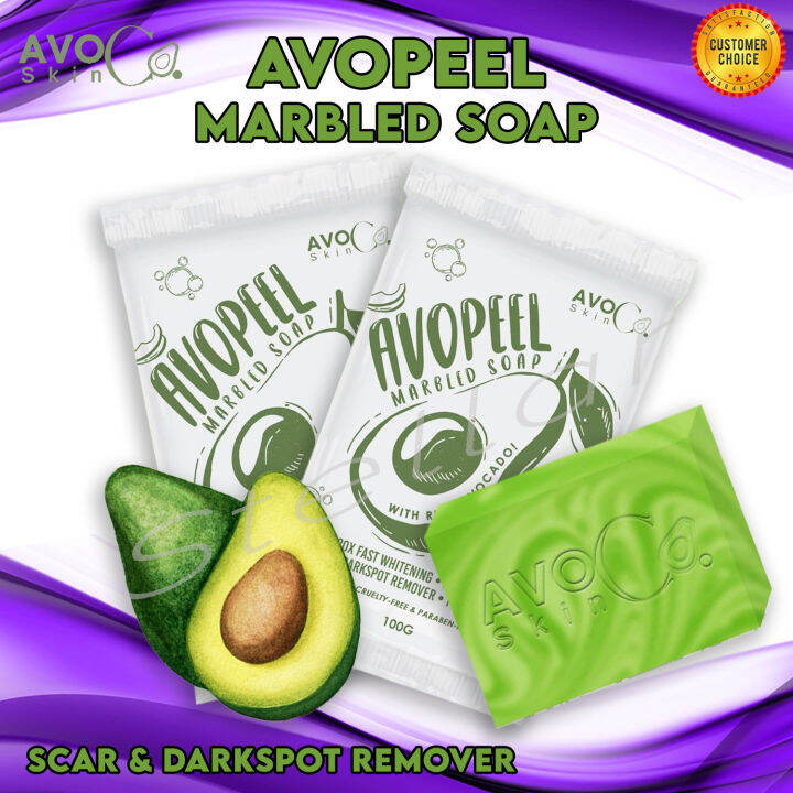 Avo Skin Co. Avopeel Bleaching Soap Anti Aging 20x Whitening Scar and ...