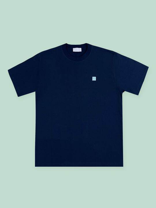 P.MITH Essentials - Navy Blue Logo Cotton T-shirts | Lazada.co.th