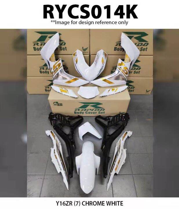 Rapido Cover Set Yamaha Y16ZR (7) Chrome Black Rose Blue White Green ...