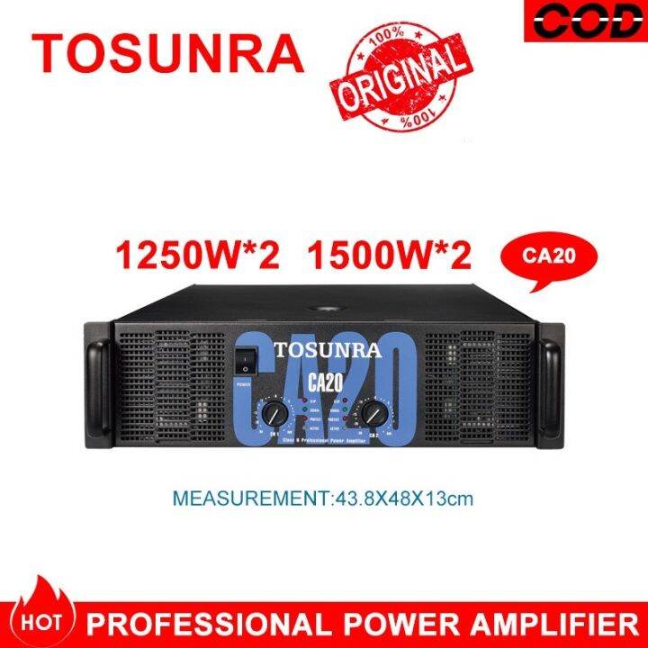 TOSUNRA Professional Power Amplifier CA20 high power stage performance KTV bar bass fever level ...