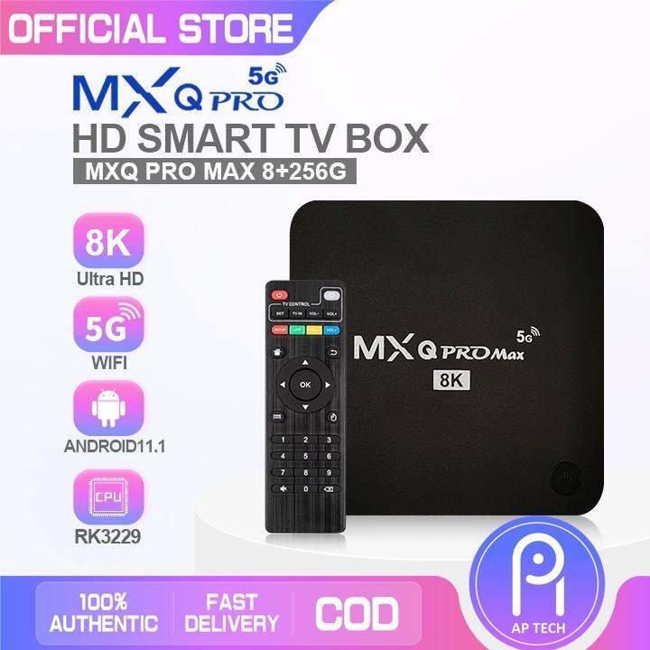 MXQ Pro Max 8K UHD 5G 8 256G Android Color Ultra HD TV Box 2.4GHz I8 toouchpad Keyboard TV Box ...