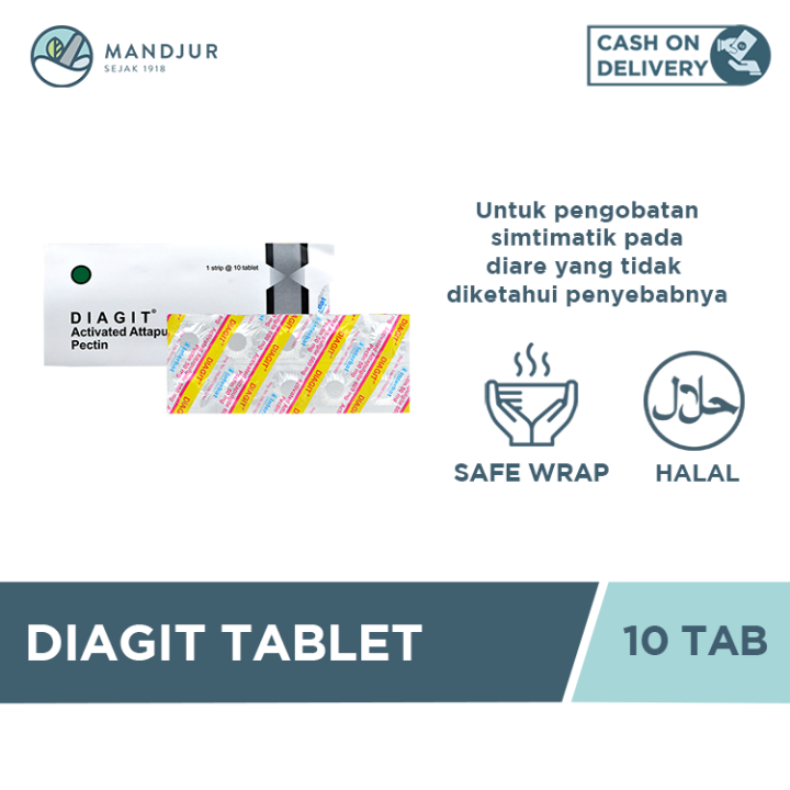 Diagit 10 Tablet - Obat Diare | Lazada Indonesia