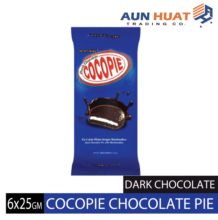 MUM'S BAKE COCOPIE CHOCOLATE PIE 6x25GM DARK CHOCOLATE | Lazada