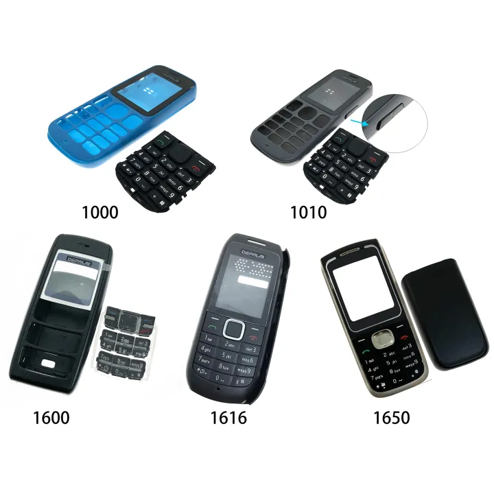 For Nokia 1600 1616 1650 101 1000 101 1010 Housing Front Faceplate ...