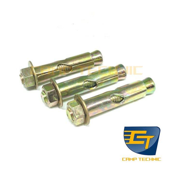 DYNA BOLT M8 BAUT TANAM BETON DRAT 8 MM / BAUT COT 8MM KUNCI 10 ...