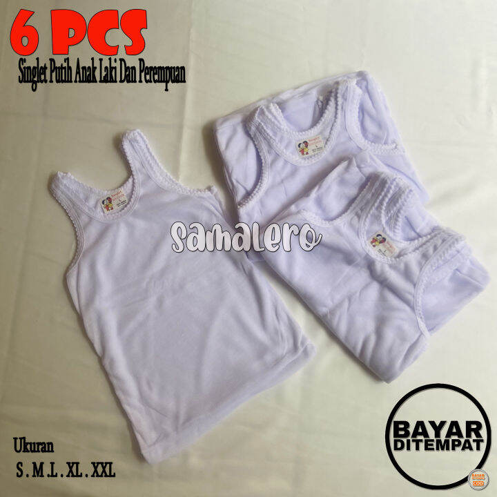 6 Pcs Singlet Anak Anak - Kaos Dalam Anak Laki Laki Dan Perempuan ... 6 Pcs Singlet Anak Anak - Kaos Dalam Anak Laki Laki Dan Perempuan ...