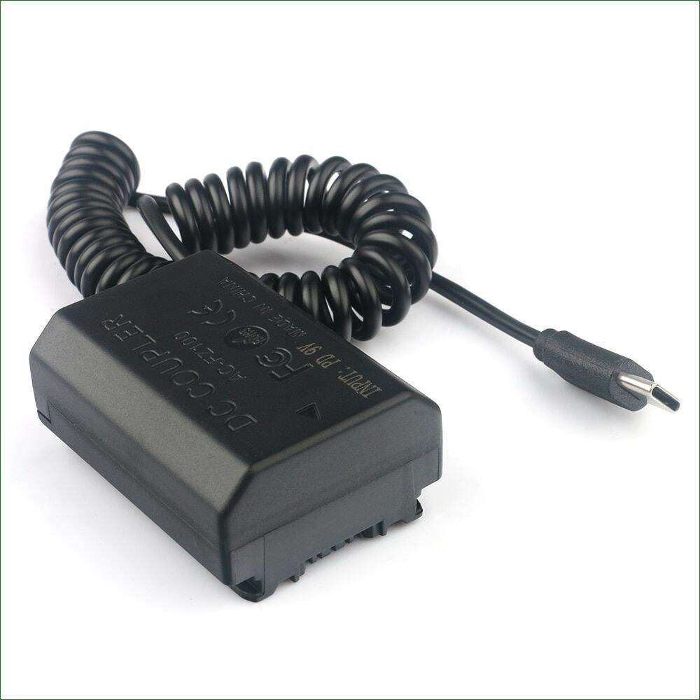 NP-FZ100 NP FZ100 NPFZ100 Dummy Battery AC-FZ100 DC Coupler For Sony A6700 A6600 A7c A7M3 A7RM3 ...