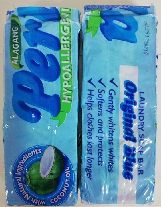 Philippine Product - Perla Blue Soap 4 by 90 grams | Lazada