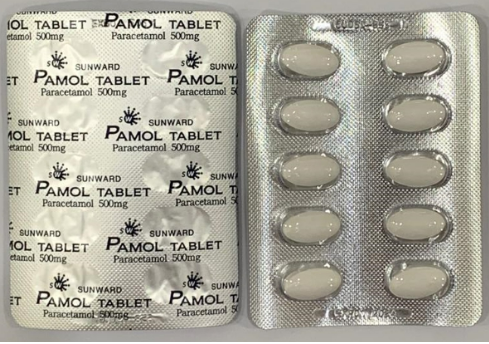 Sunward Pamol 500mg Paracetamol 500mg Exp: 10/2027 | Lazada