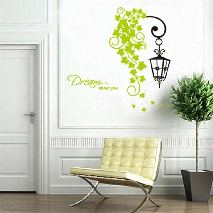 AY7183 STREET LEAVES backround dinding wallpaper-dinding wal papper ...