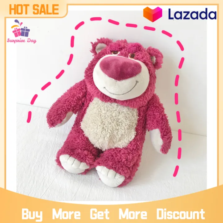 Original Strawberry Bear Stuffed Toy Doll Teddy Bear Lotso Super Soft ...