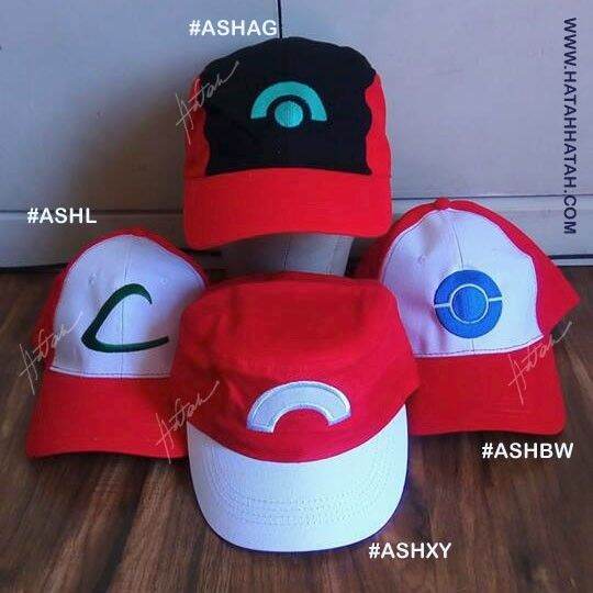 Ash Ketchum baseball cap pokemon hat pokemon trainer cap | Lazada PH