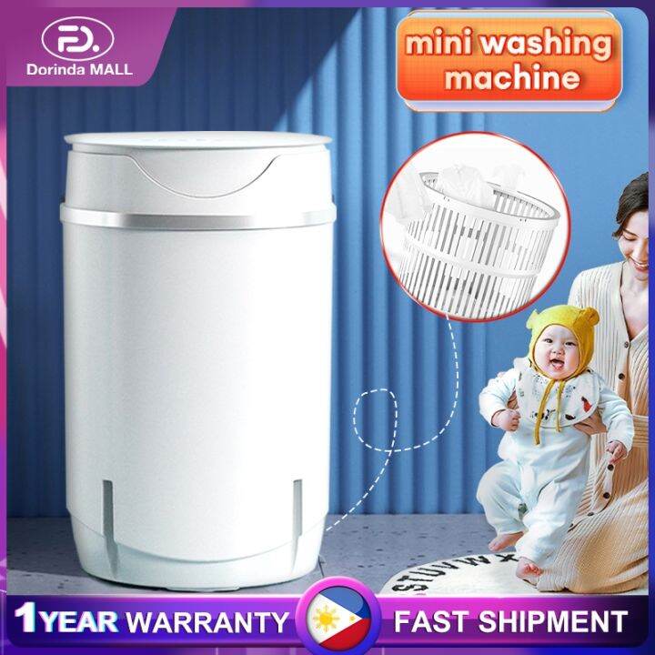 Small Washing Machine Portable With Dryer Automatic Baby Underwear For ...