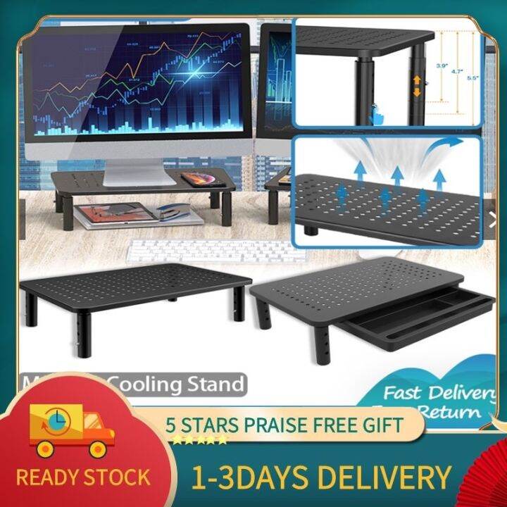 COD 2021 New Monitor Stand Riser 3 Height Adjustable With Mesh Platform ...