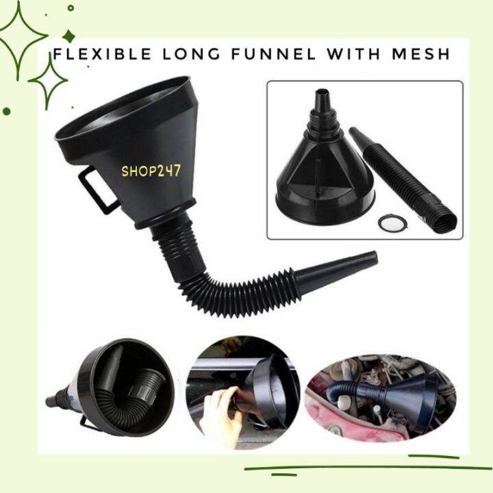 General Refueling Filter Funnel Flexible Refueling Equipment with Mesh ...