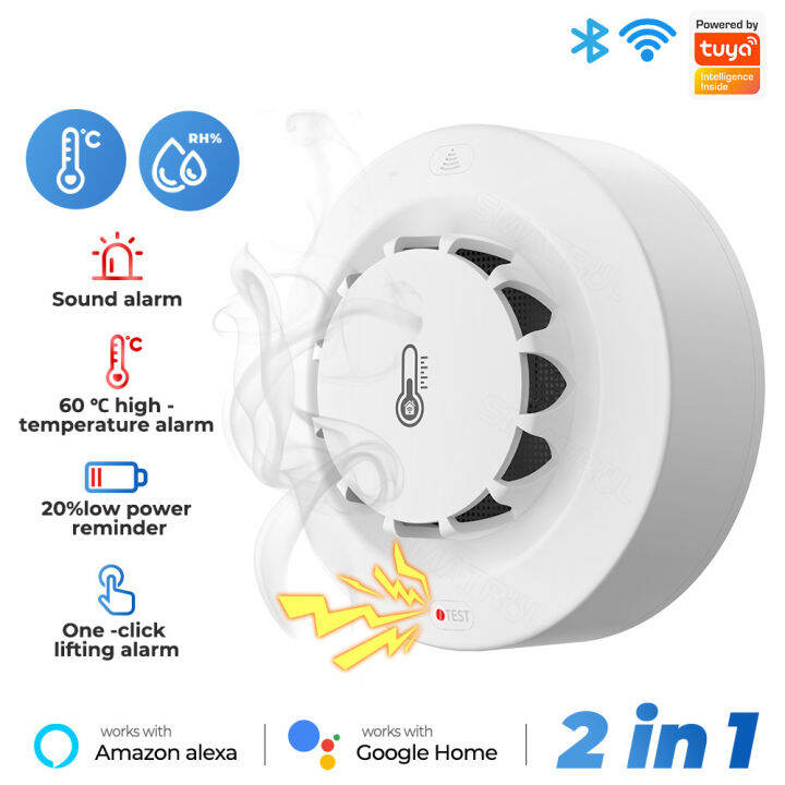 GBtool | Tuya YG002 WiFi Smart Smoke Alarm Fire Smoke Detector High ...