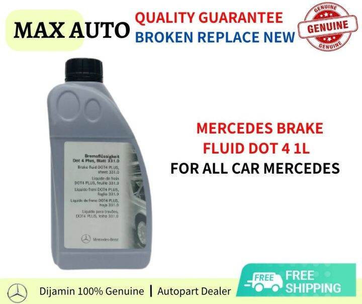Mercedes Benz Dot4 Minyak Brek 1Liter Break Oil 0009890807 for All ...