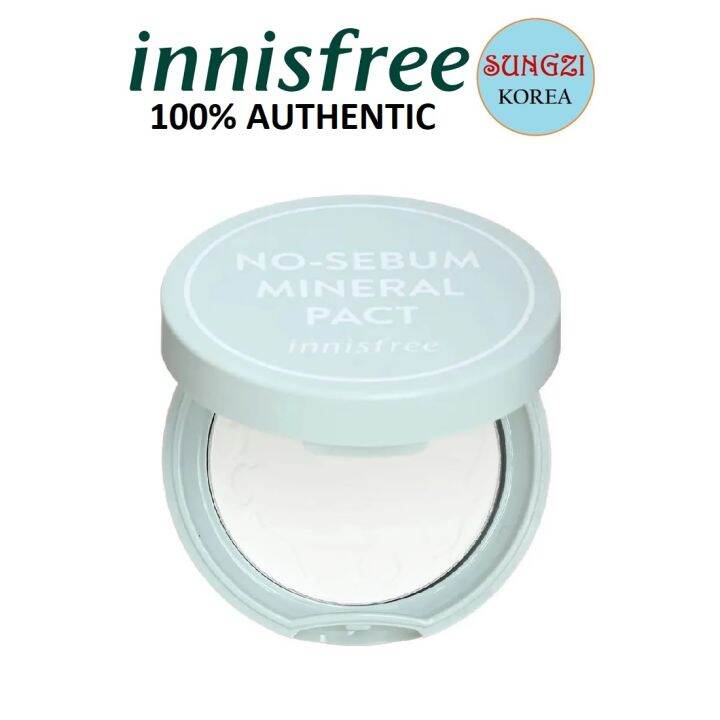 INNISFREE No-Sebum Mineral Pact 8.5g (2025) Korean Cosmetics | Lazada PH