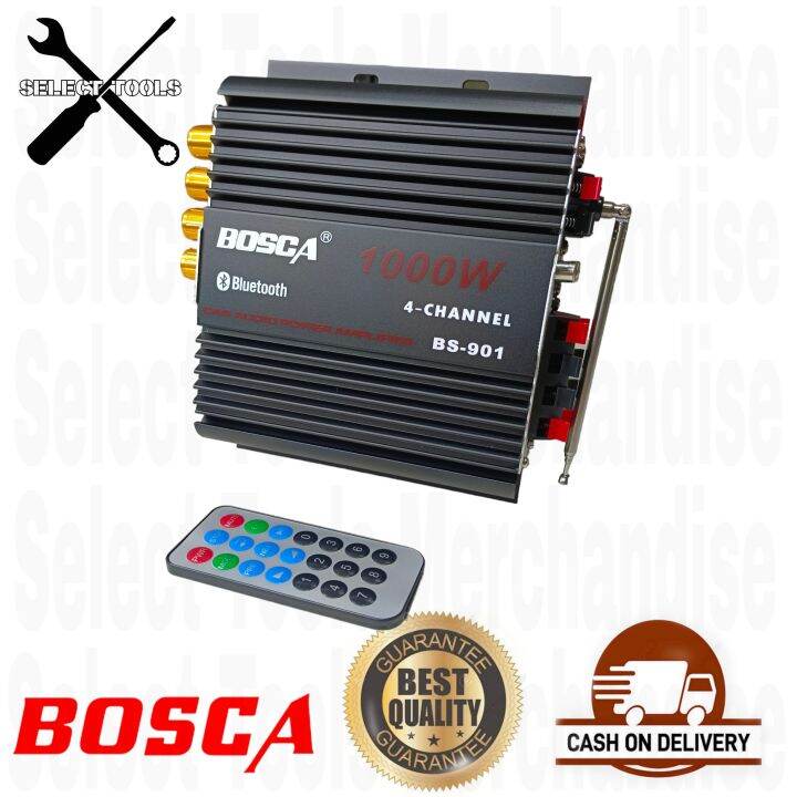 BOSCA Car Audio Power Amplifier BS-901 1000W | Lazada PH
