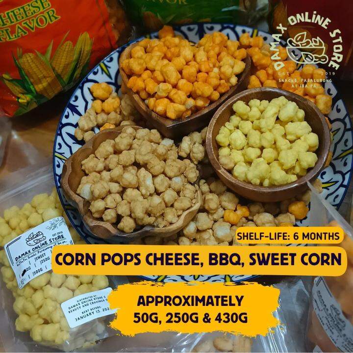 430G CORN POPS (CHEESE,BARBECUE & SWEETCORN FLAVORS) KUTKUTIN SNACKS ...