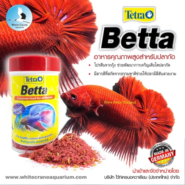 (โปร++) Tetra Betta อาหารปลากัด ชนิดแผ่นเล็ก สูตรพรีเมียม มีส่วนผสมจาก ...