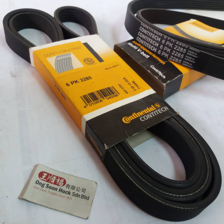 Mercedes M104 W124 300E-24 Ribbed Belt 24V Conti 6PK2285 (0089978892 ...