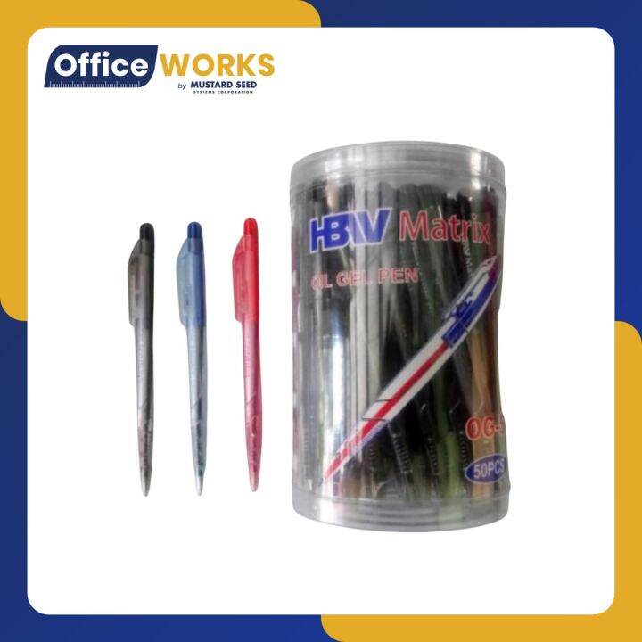 HBW Matrix Retractable Tube pens 50's♥ | Lazada PH