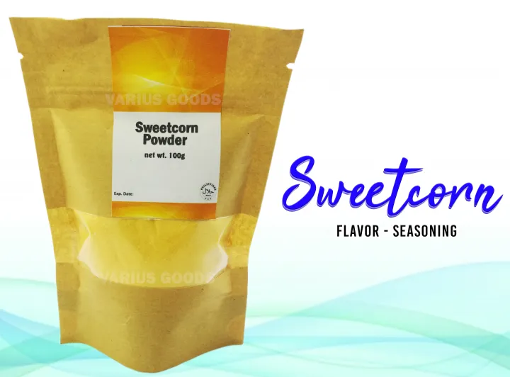 100grams SWEETCORN Flavor Powder for Fries Popcorn Nachos Pizza ...