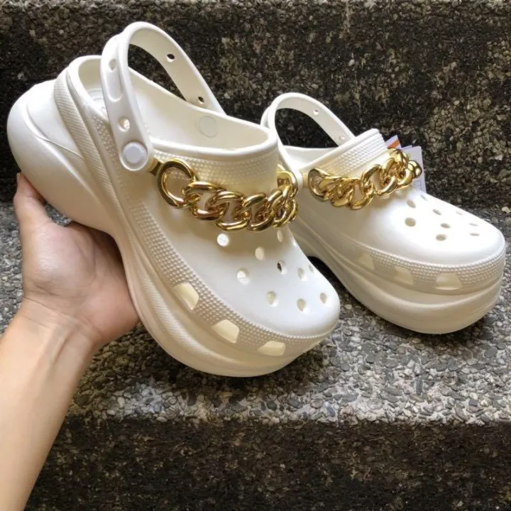 TRENDING!! Classic Women Bae Clog with Chain( White only) | Lazada PH