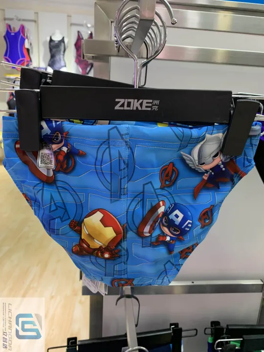 24# ZOKE Zhouke new professional training boys' triangle swimming pants ...
